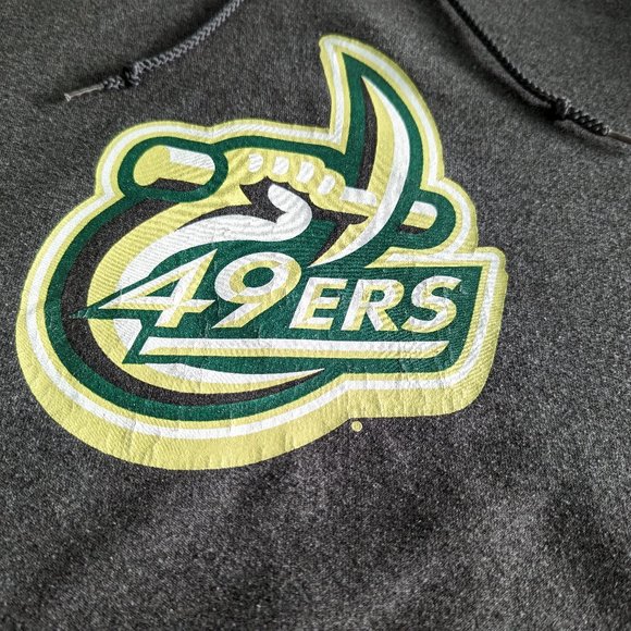 Champion | Shirts | Champion Charlotte Uncc 49ers Gray Oversized Logo ...